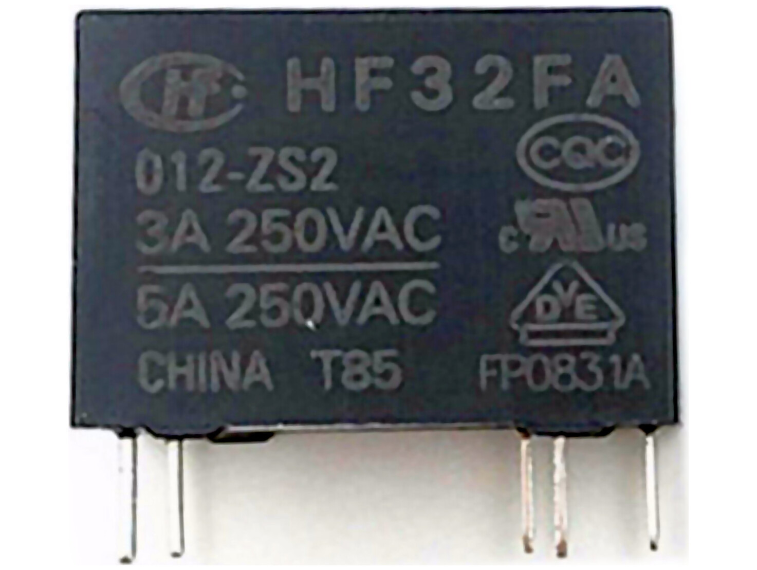 10x Relay HF32FA/012-ZS2 12V 3A - Modtronix